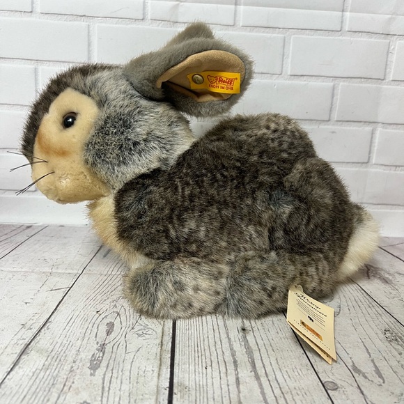 steiff | Toys | Steiff Rabbit Plush Dossy Stuffed Animal With Ear Tag ...